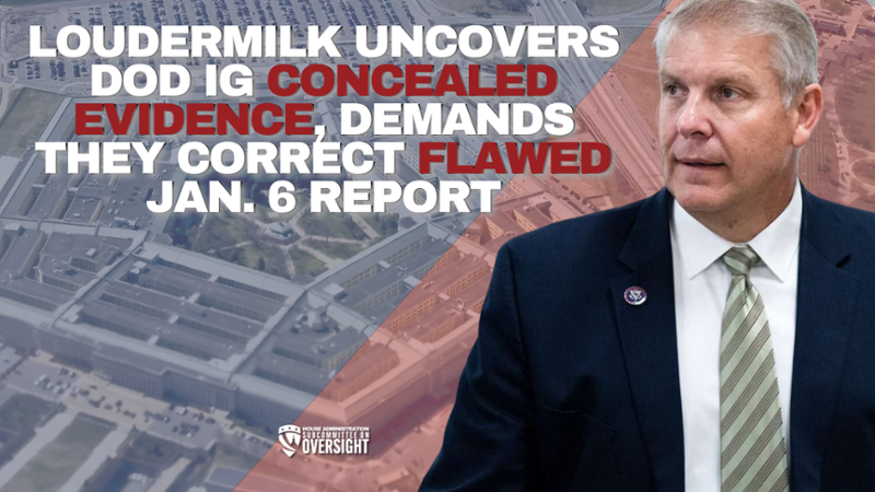DoD Inspector General Concealed January 6 Evidence - Press Releases ...
